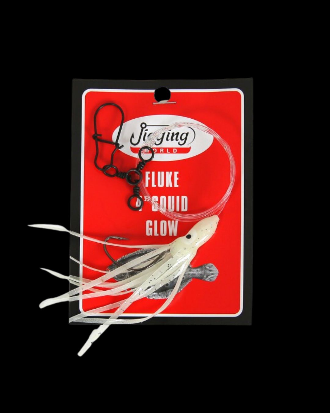 Jigging World Fluke Rigs with 4" Squid
