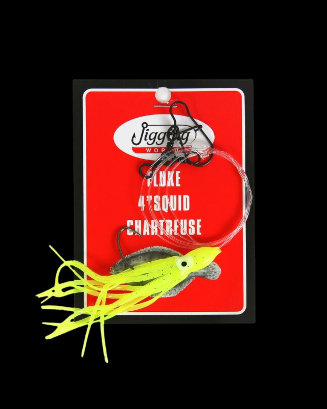 Jigging World Fluke Rigs with 4" Squid