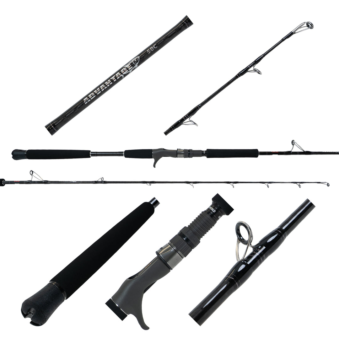 Jigging World Ghost Hunter Advantage Jigging Rods